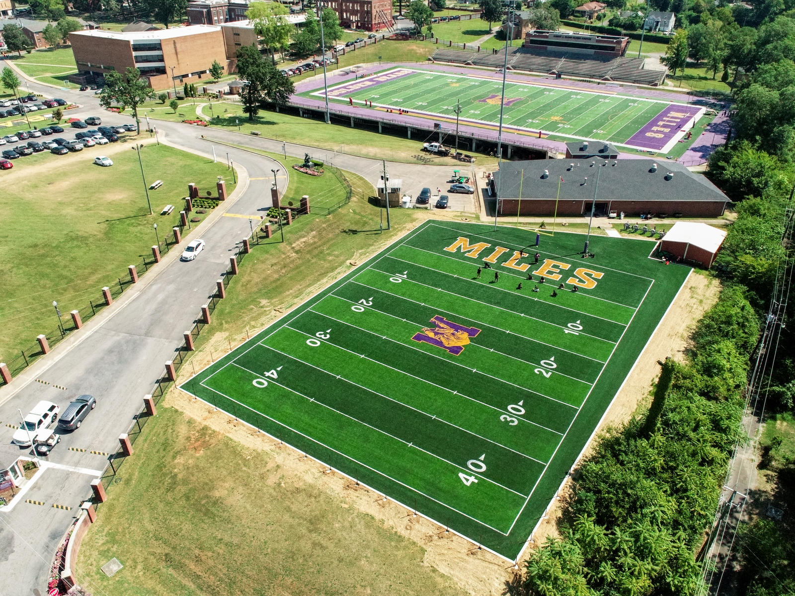 Miles College Unveils New Turf Practice Field Thanks to Arthur M. Blank ...