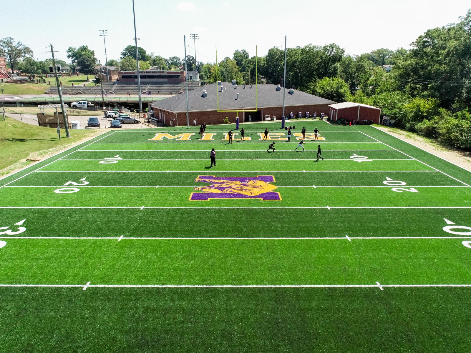 Miles College Unveils New Turf Practice Field Thanks to Arthur M. Blank ...