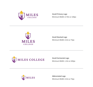 General Miles College Branding | Miles College